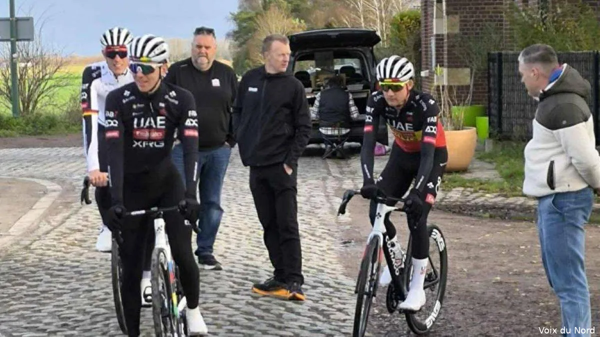 Mathieu van der Poel, get ready: after Roubaix loss, Pogacar is already flying over the cobbles ...